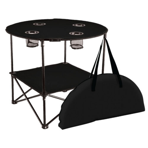 ROUND CAMPING TABLE – BLACK – ACE Premiums