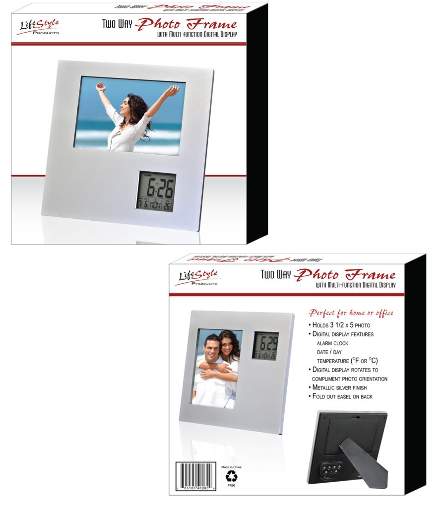 PHOTO FRAME WITH TWO WAY CLOCK – ACE Premiums