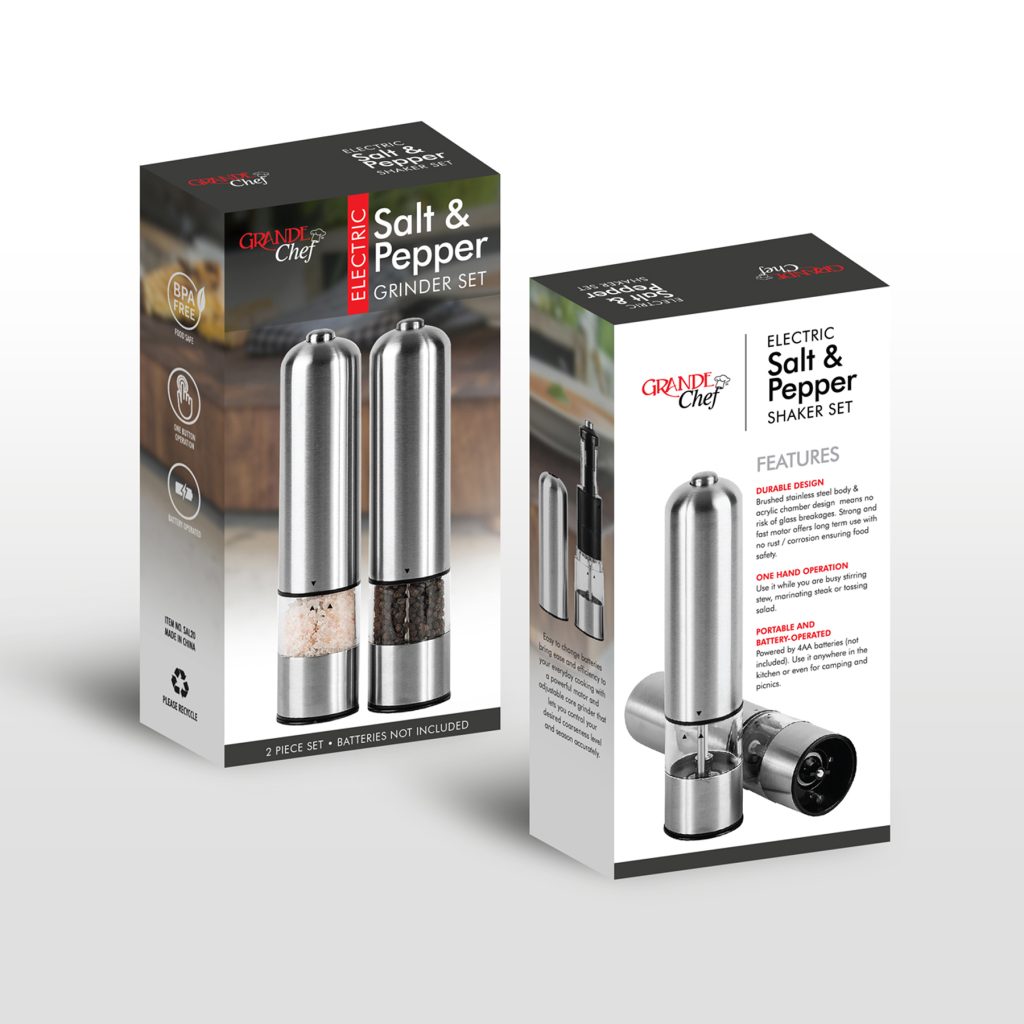 ELECTRIC SALT AND PEPPER SHAKER SET – ACE Premiums