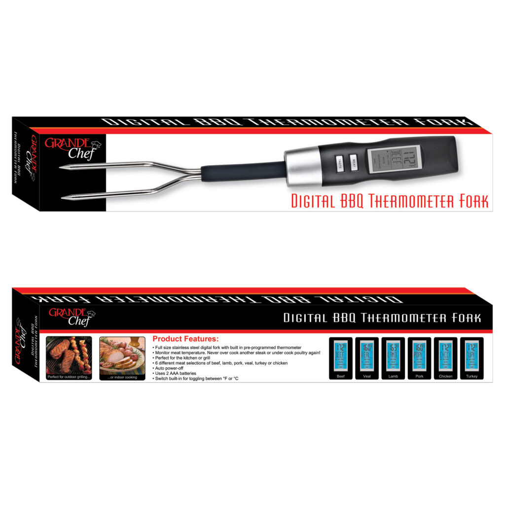 DIGITAL BBQ THERMOMETER FORK – ACE Premiums