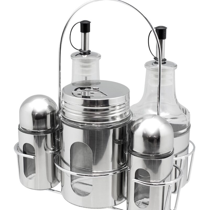 6-Pc Stainless Steel Condiment Set – ACE Premiums