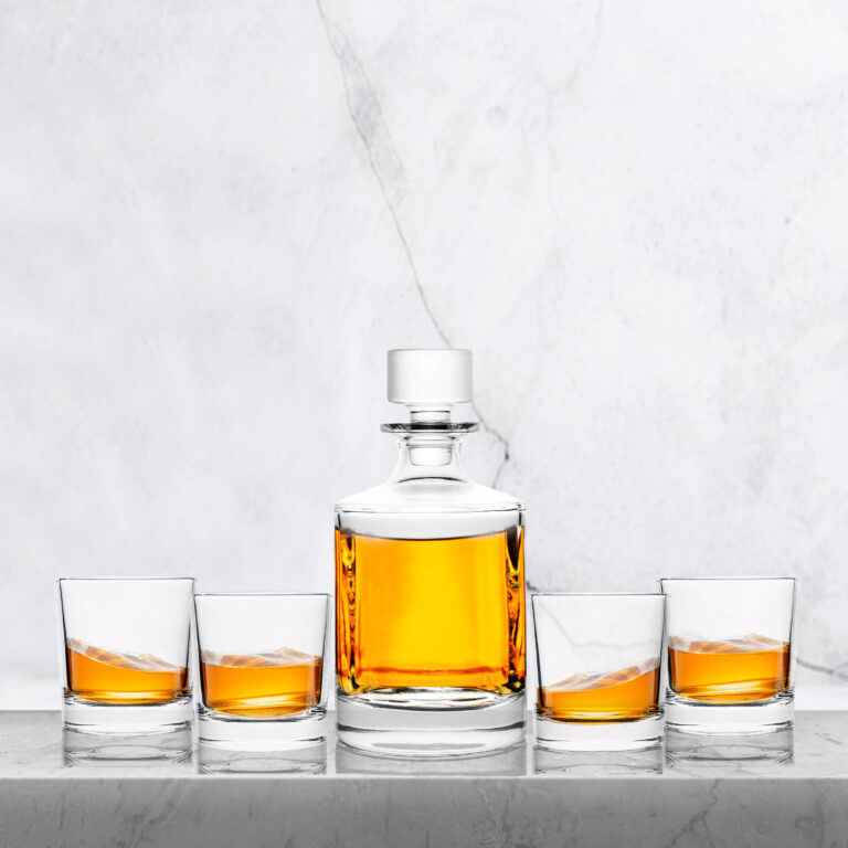 5 PC BRANDY AND WHISKEY DECANTER SET – ACE Premiums