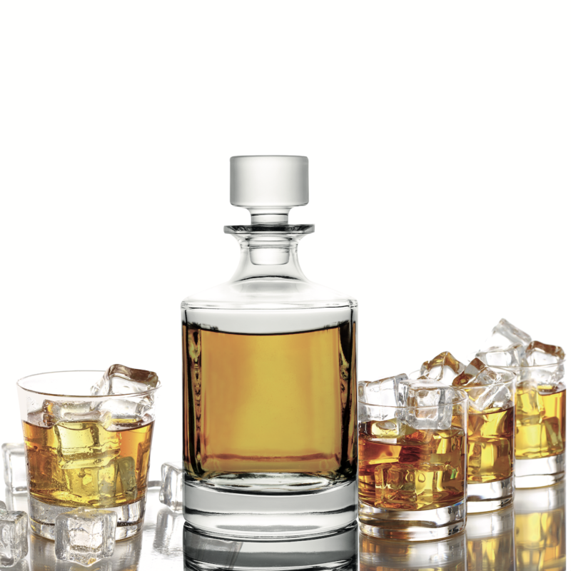 5 PC BRANDY AND WHISKEY DECANTER SET – ACE Premiums