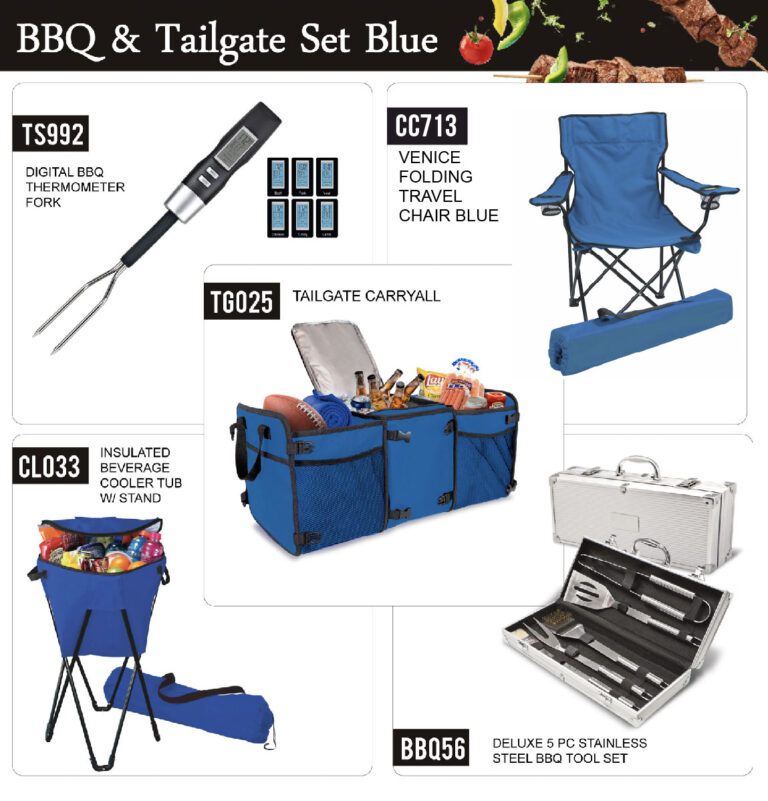 BBQ & TAILGATE SET BLUE – ACE Premiums
